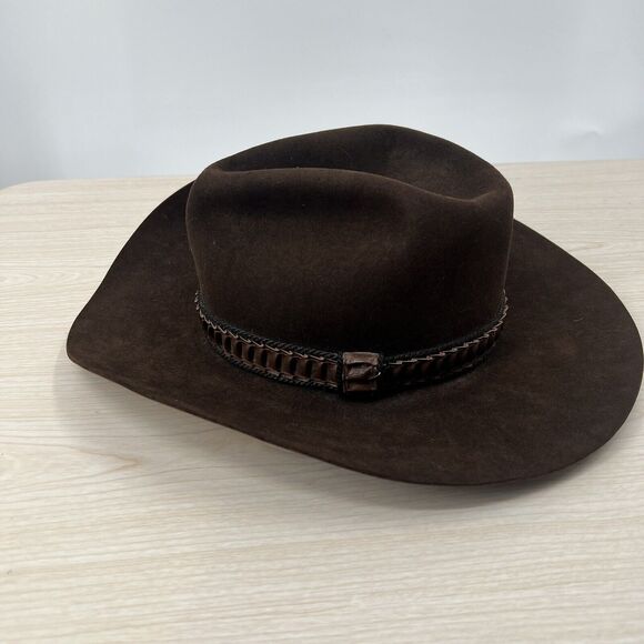 Stetson | Accessories | Stetson 4x Brown Wool Cowboy Hat Western Horse ...